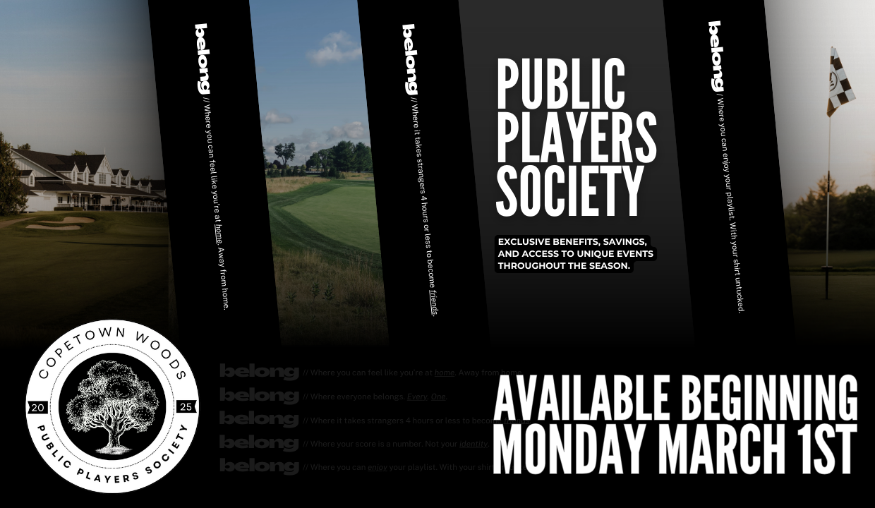 Society Page Banner | Copetown Woods Golf Club